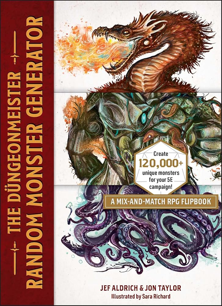 The Düngeonmeister Random Monster Generator: A Mix-and-Match RPG Flipb ...